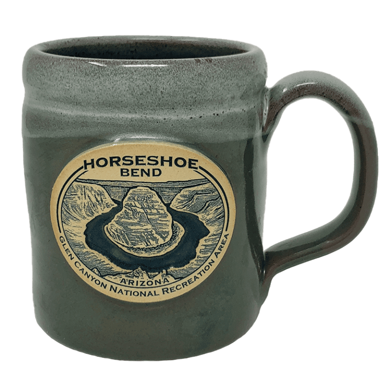Glen Canyon NRA Horseshoe Bend Mug-Light Teal | Glen Canyon